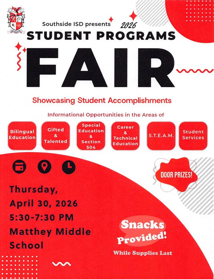 📅 Southside ISD Special Programs Fair Highlights Student Talent - NewsBreak