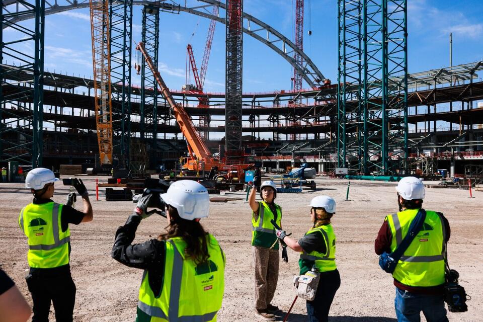 A's construction site starting to resemble a Major League Ballpark ...