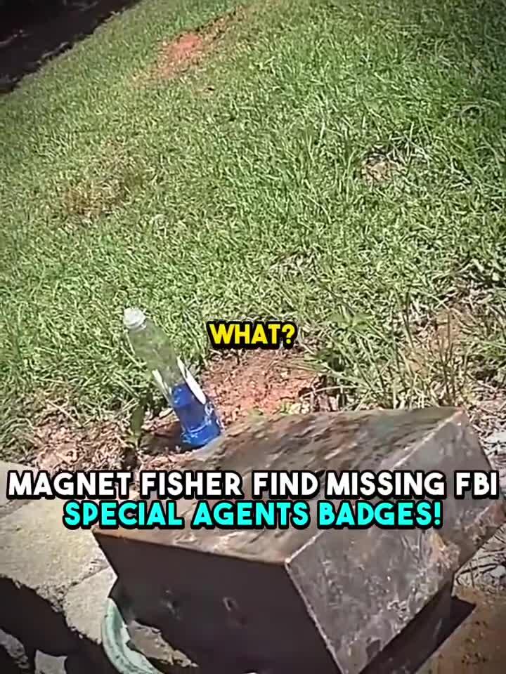 Magnet fisher finds missing fbi special agents badges - NewsBreak