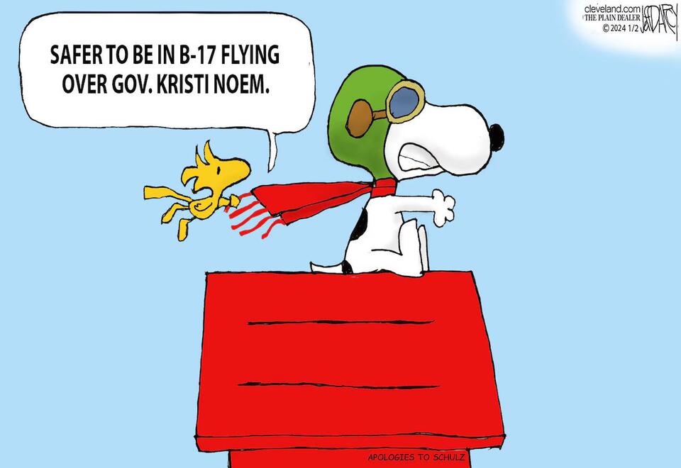 Kristi Noem puppy killing: Darcy cartoon - NewsBreak