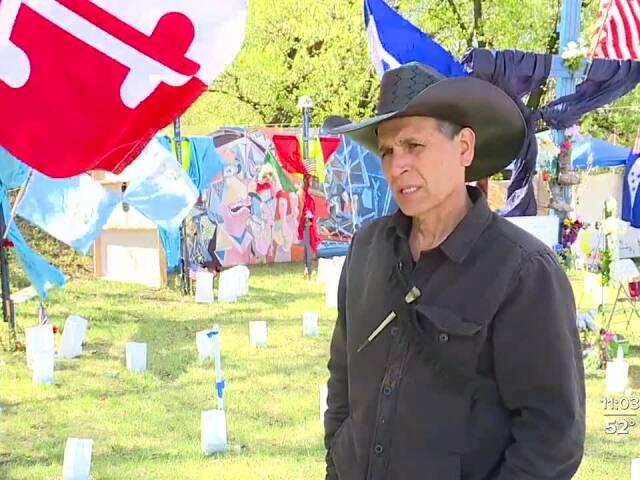 Artist creates mural for fallen construction workers from Key Bridge ...