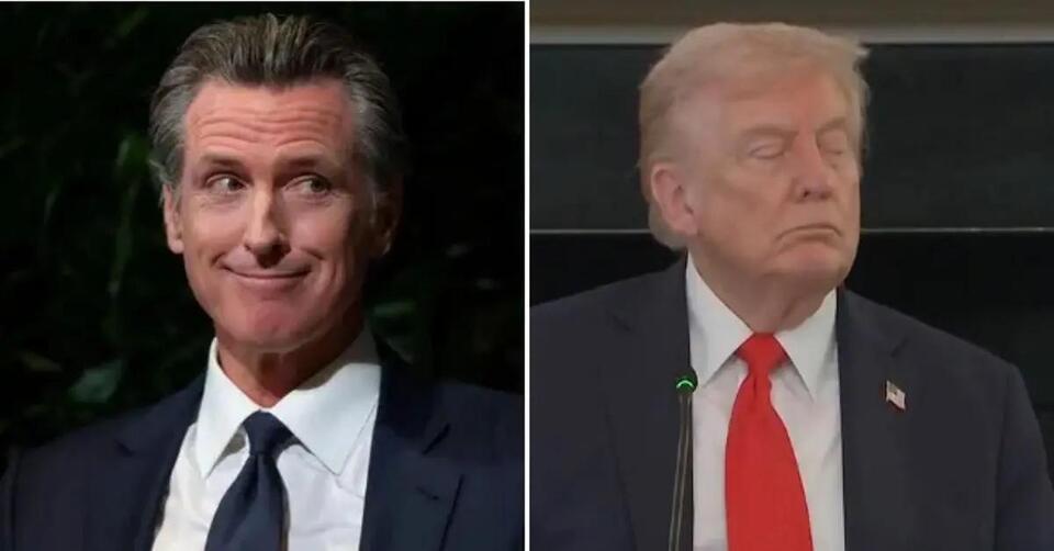 Trump's Enemy Gavin Newsom Mocks 'Dozy Don' After the Prez, 79, Appears ...