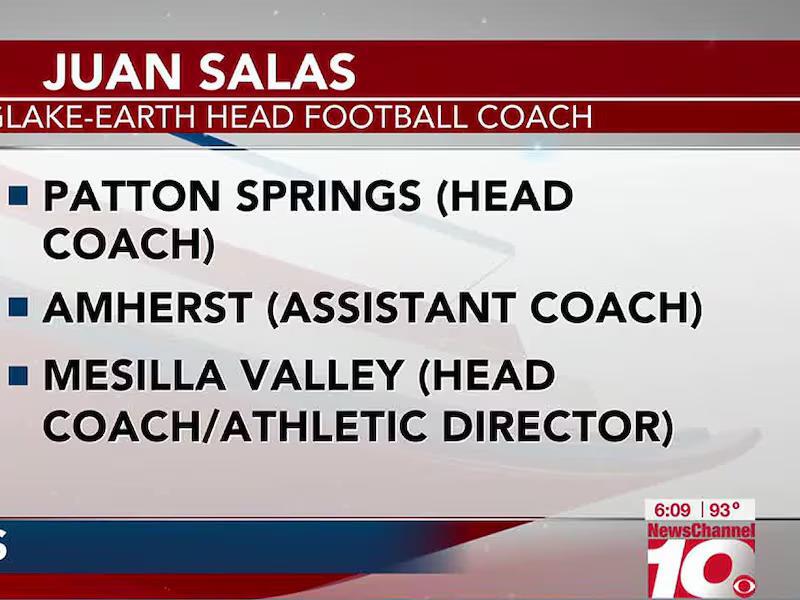 Springlake-Earth hires Juan Salas as head football coach