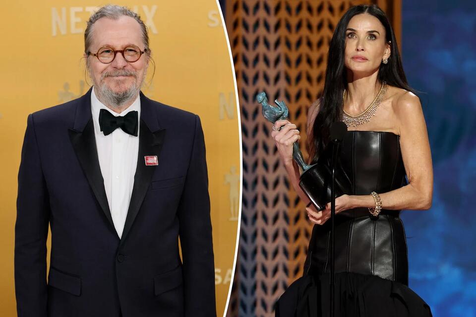 Gary Oldman is thrilled Demi Moore is having her moment with ‘Substance’ success: She’s ‘very ...