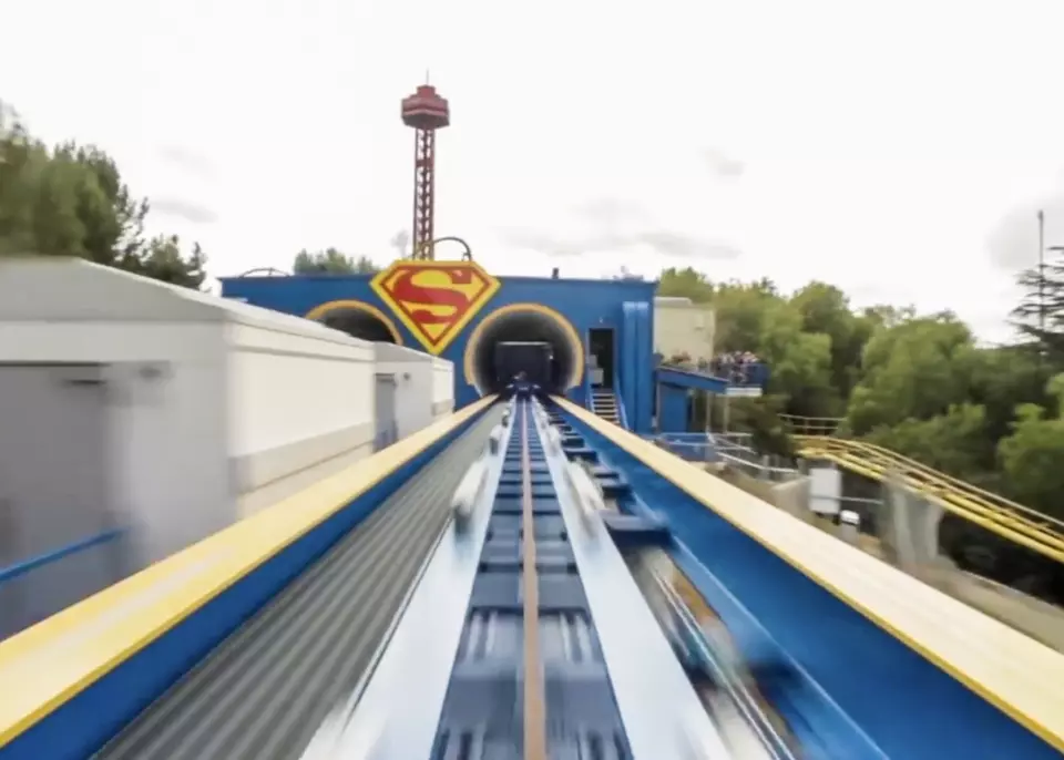 Superman Escape From Krypton Roller Coaster