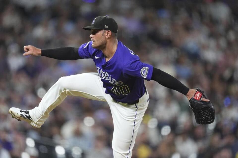 Braves acquire reliever Tyler Kinley from Rockies for minor league ...
