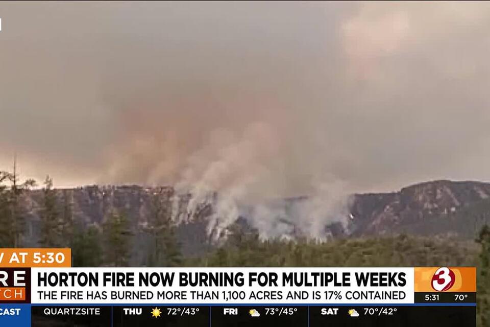 Horton Fire burning for multiple weeks in Northern Arizona - NewsBreak