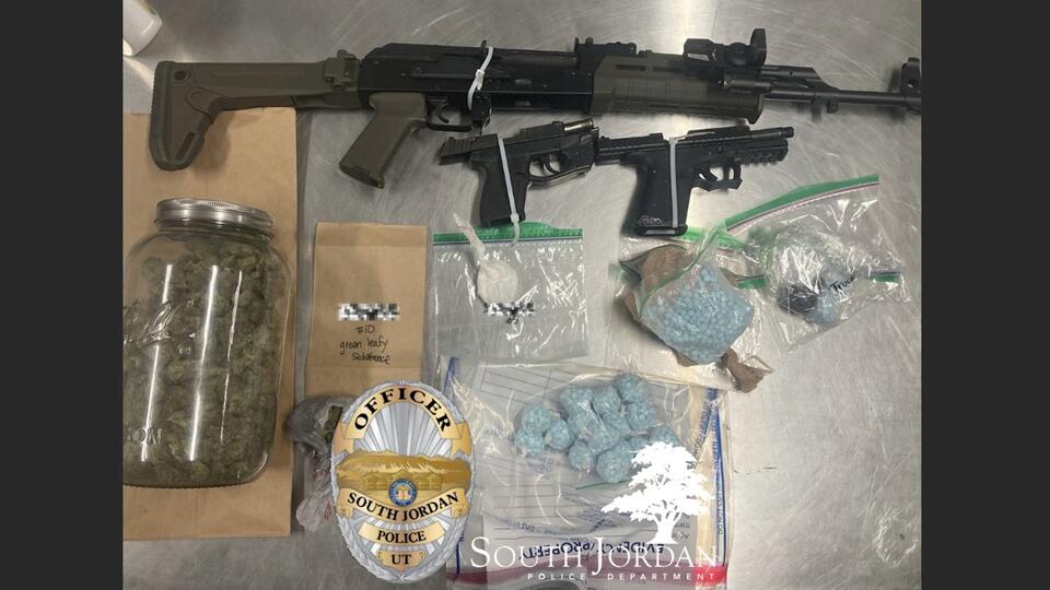 South Jordan Police seize drugs, weapons, including ‘ghost gun’ in ...