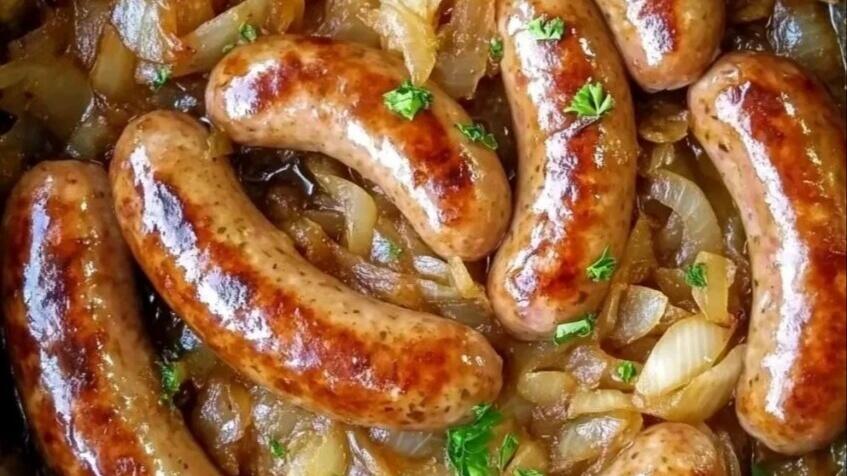 Ultimate Oven Braised Beer Brats with Slow-Caramelized Onions - NewsBreak