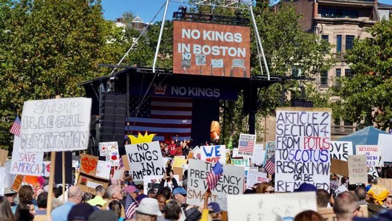 Here are the most creative signs from the ‘No Kings’ rally in Boston ...