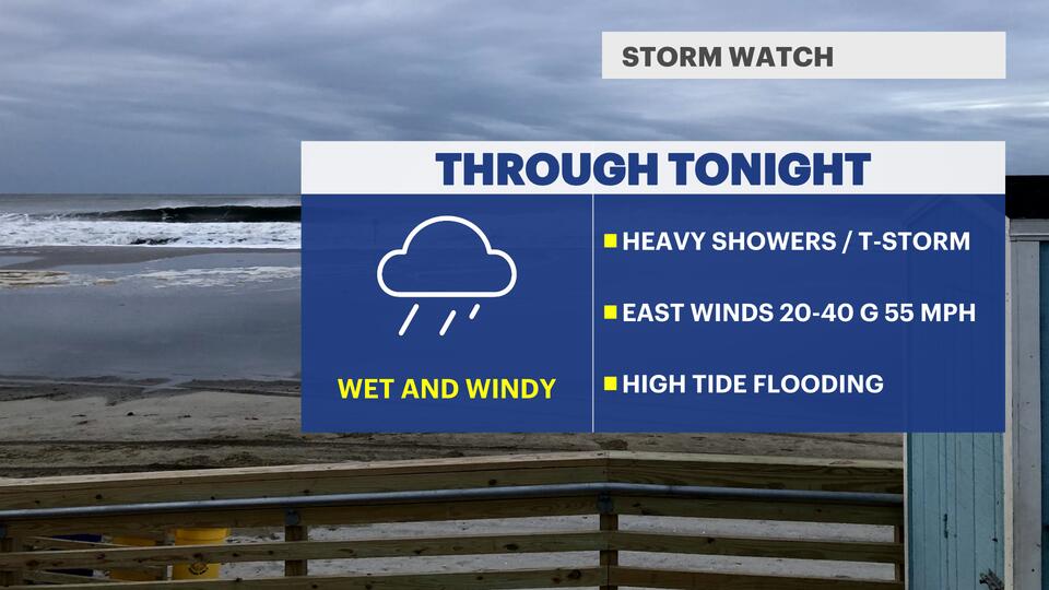STORM WATCH: Showers continue overnight ahead of a cloudy and breezy ...
