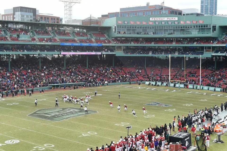 David Mellor Talks How Fenway Park Gets Turned Into A Football Stadium ...