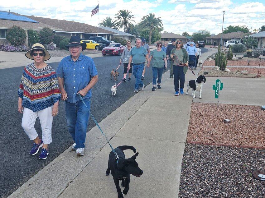 Dog walking draws Sun City neighbors together
