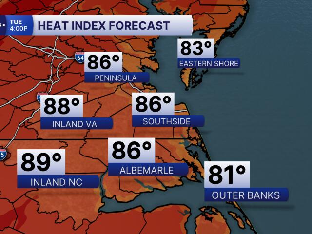 First Warning Forecast: Comfortable today, Extreme heat to end the week ...