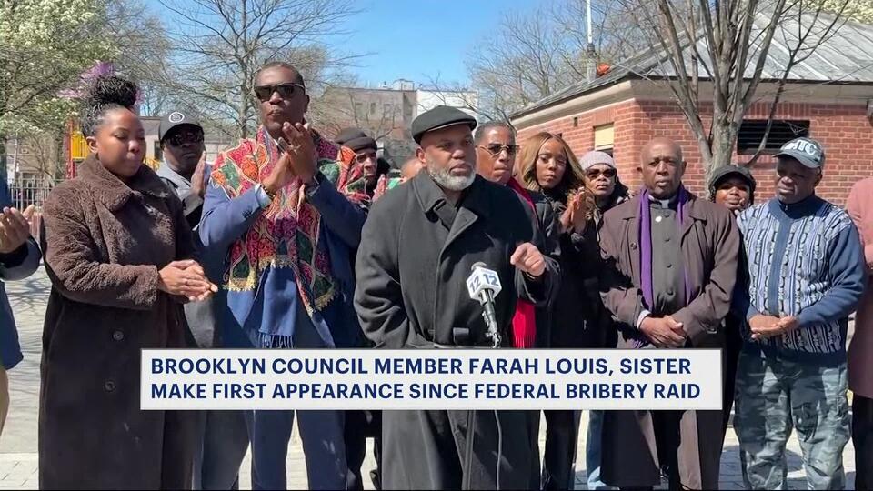 Council Member Farah Louis, sister make first public appearance since ...