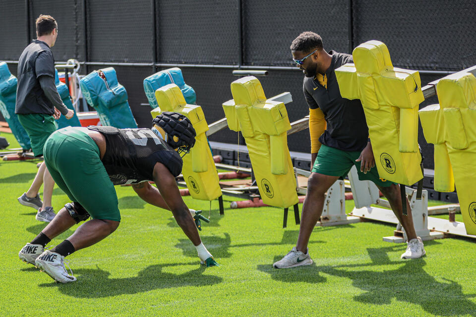 Baylor football looks to TJ Franklin, Gabe Hall as standard for younger ...