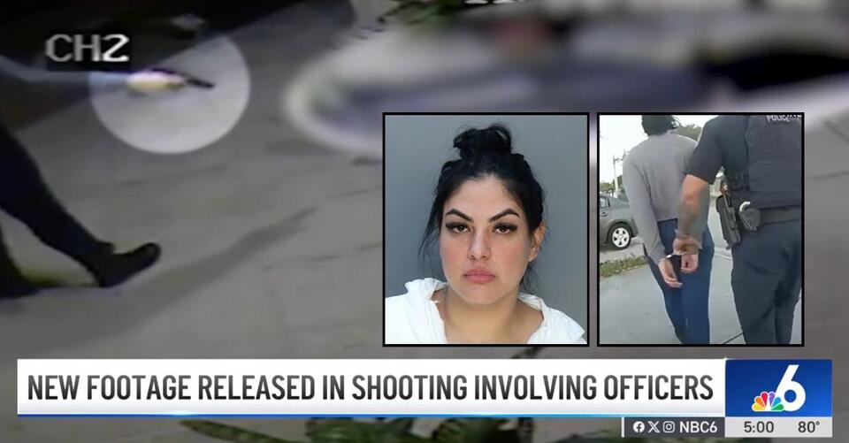 'Stalker' ex-girlfriend caught on video shooting police officer in the ...
