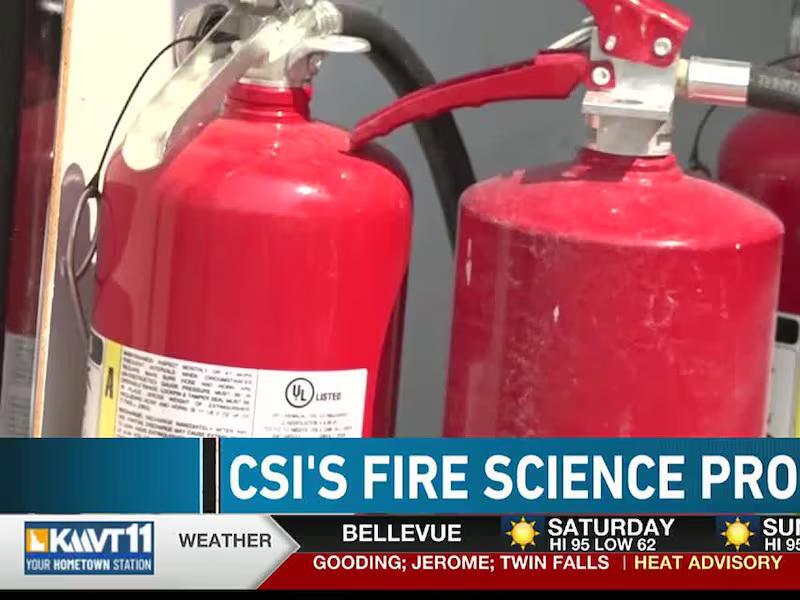 CSI Fire Science students learn what it takes to fight fires