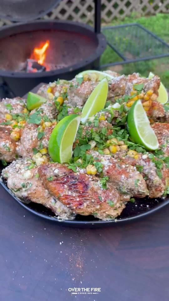 #ad Elote Style Chicken Wings spice things up! Teaming up with my ...
