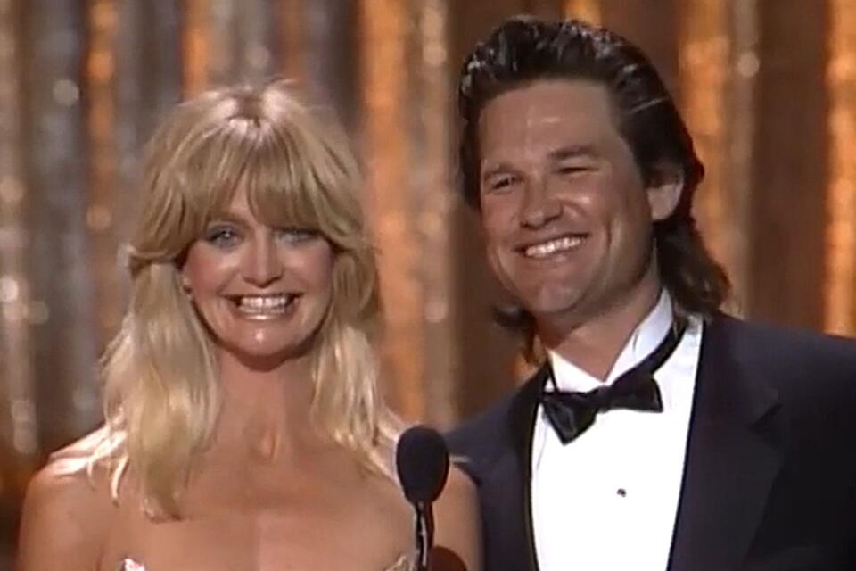 Kurt Russell and Goldie Hawn came up with their iconic 1989 Oscars ...
