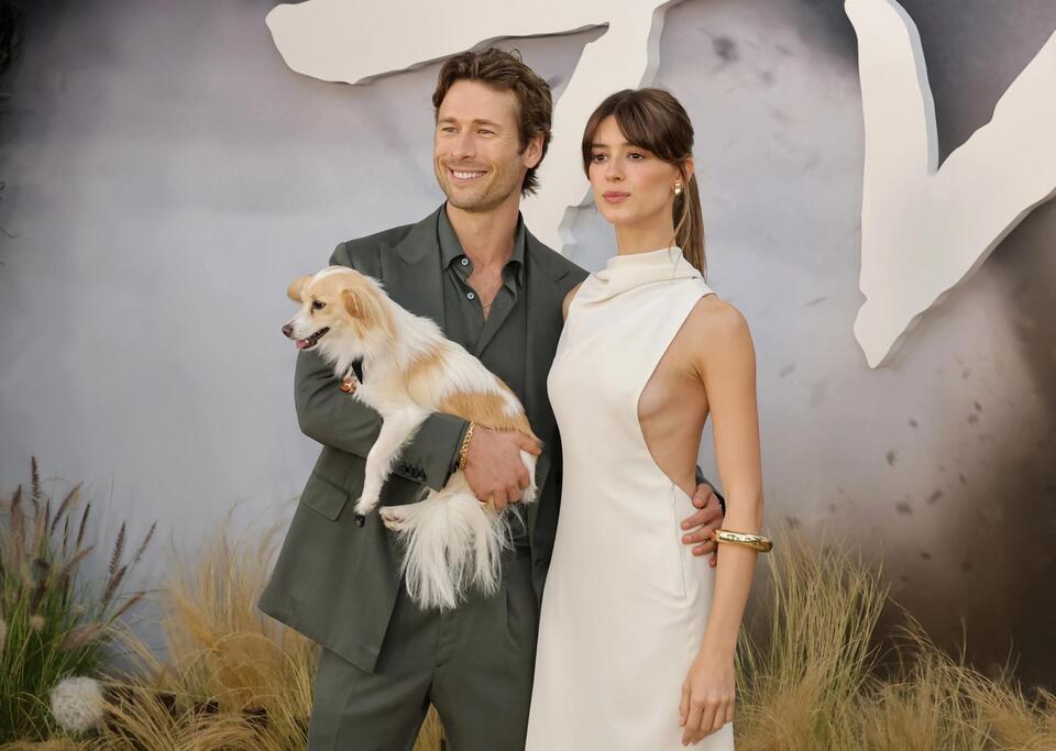 The L.A. rescue story of Glen Powell’s famous dog, Brisket - NewsBreak