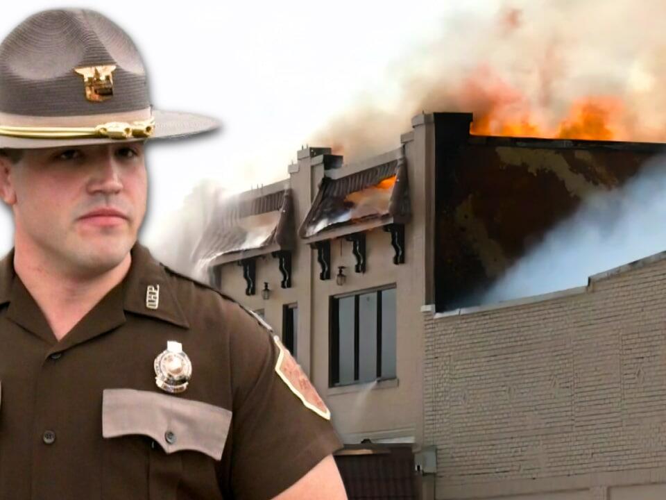 Oklahoma Highway Patrol trooper recognized for Ada fire heroism