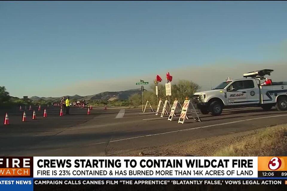 Wildcat Fire at 14K acres, now 23% contained, fire officials say ...
