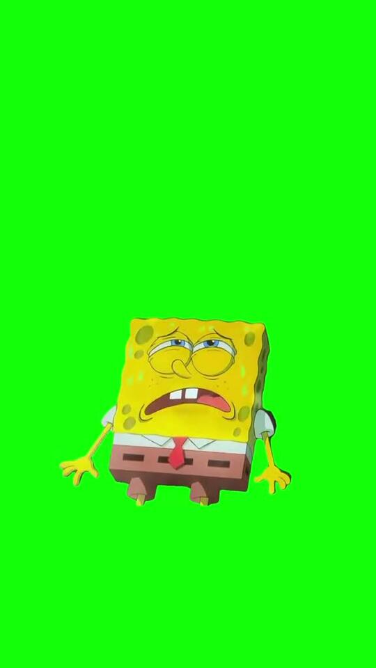 SpongeBob The Heat is so Intense Meme Green Screen Template #spongebob ...