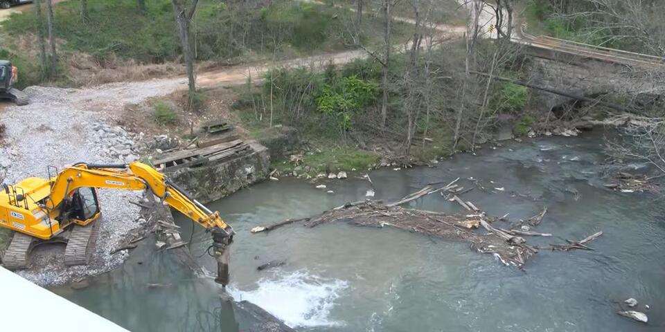 Knox County begins removal of Coward Mill Dam - NewsBreak
