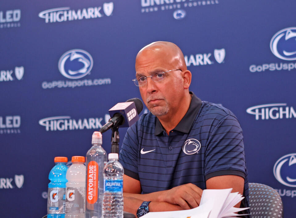 James Franklin Talks Penn State’s Quarterback Play, a New Punter and DE ...