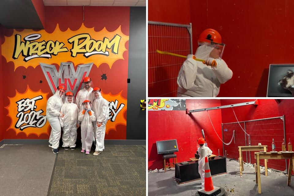 Our Saturday Night Stress Relief Breaking Stuff At Wreck Room HV ...