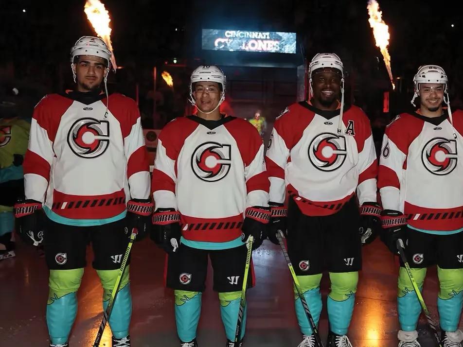Cincinnati Cyclones Make History with All-Black Starting Lineup