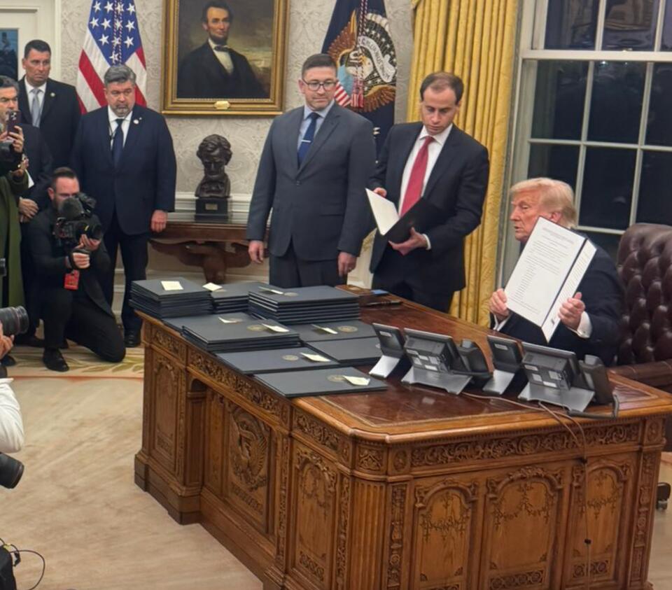 A look at the dozens of executive orders Trump signed on Day 1 - NewsBreak