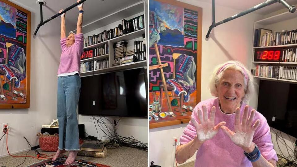 90-year-old woman breaks world record for dead hang - NewsBreak