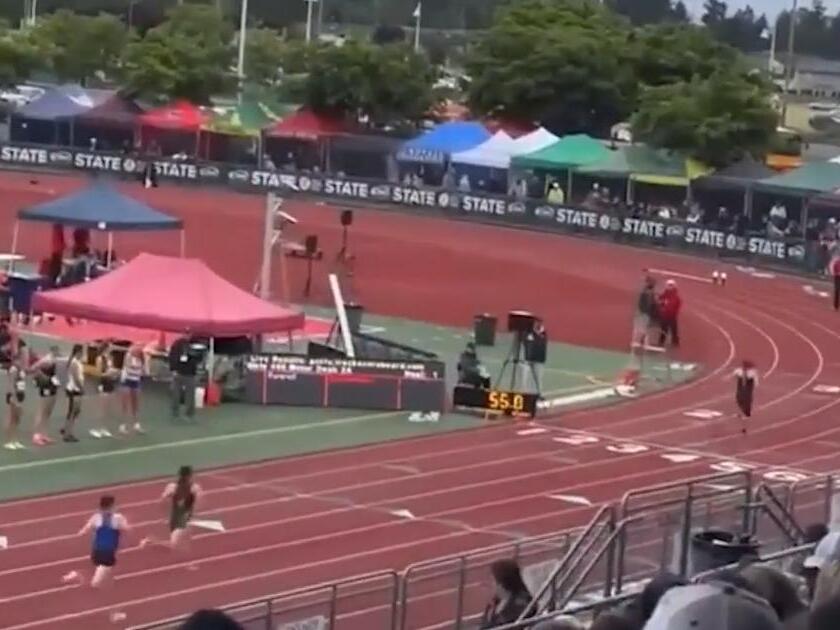 Controversy after transgender girl wins track meet