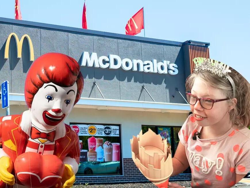 10-Year-Old Celebrates Birthday at Same McDonald’s Where She Was Born ...