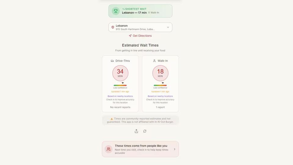 New online wait times tracker launched for TN In-N-Out locations ...