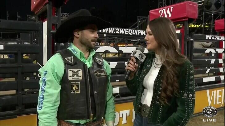 Bull Rider Jordan Spears Locks in the San Diego Rodeo Win Aboard Rosser ...
