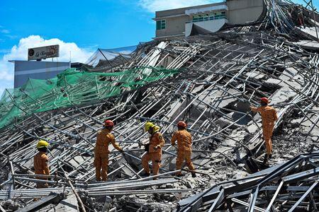 At least one dead in Philippine building collapse, 21 people missing ...