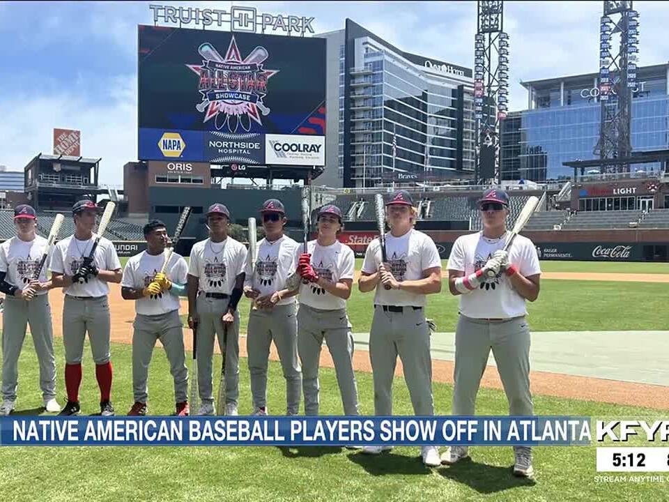 Native American baseball players show off in Atlanta