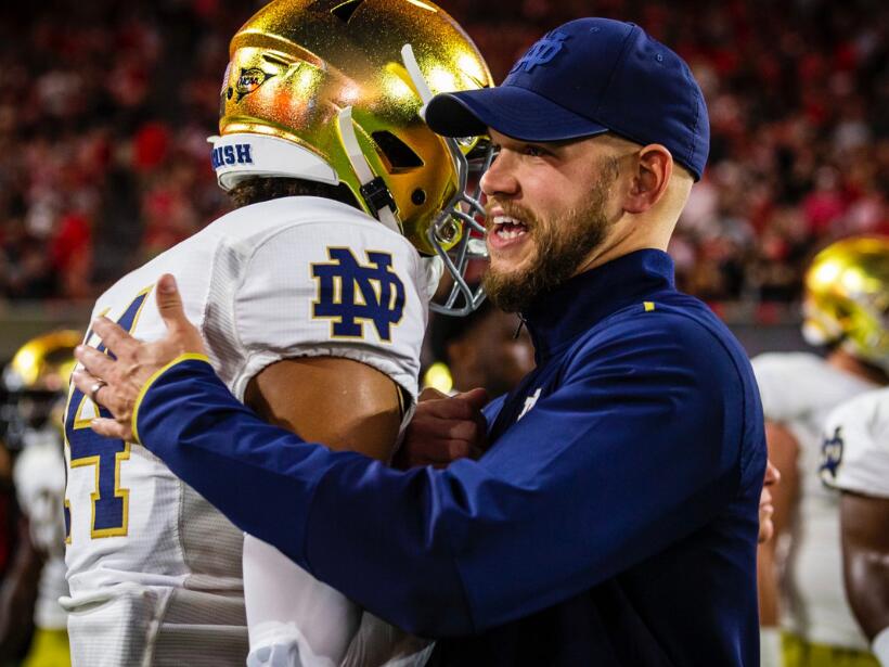 Safeties Coach Chris O'Leary To Stay At Notre Dame