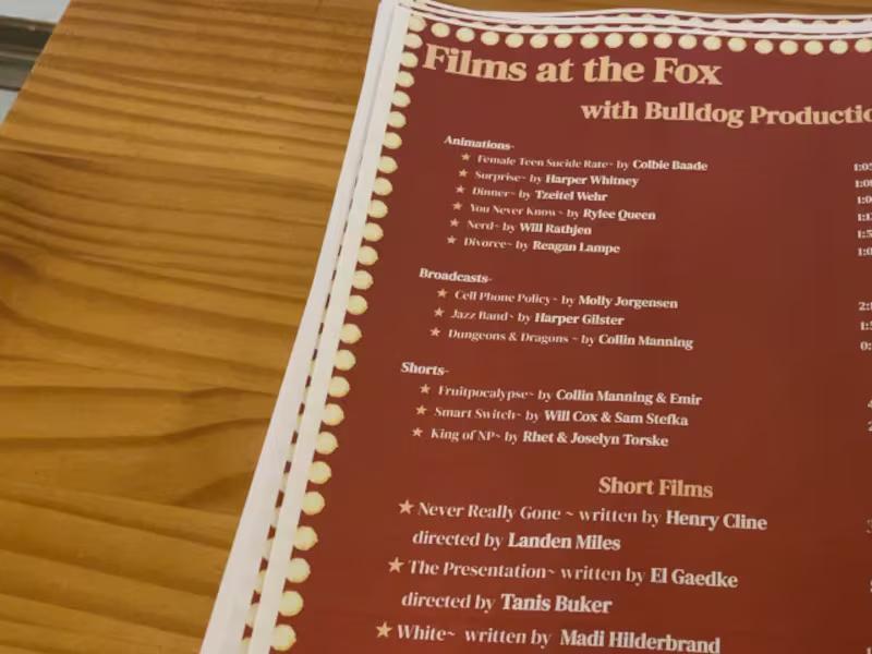 North Platte Bulldogs short films video Premiere at the Fox Theater