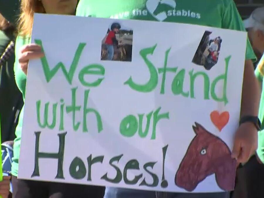 Scores of horse riders fight to keep Palatine Stables open as closure looms