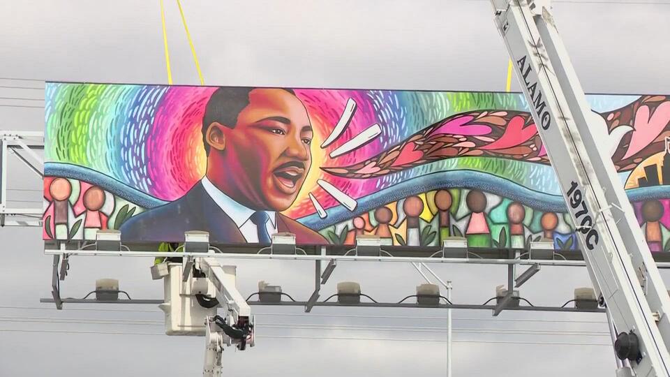 New MLK Jr. mural looks over east San Antonio - NewsBreak