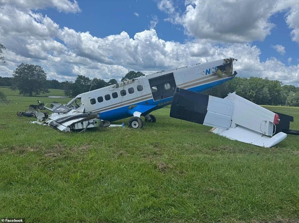 Skydiver survives plane crash, only to fall to death without parachute ...