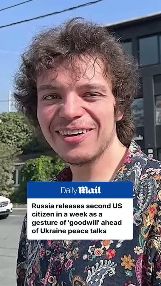 Russia has released a second U.S. citizen in a week as a goodwill ...