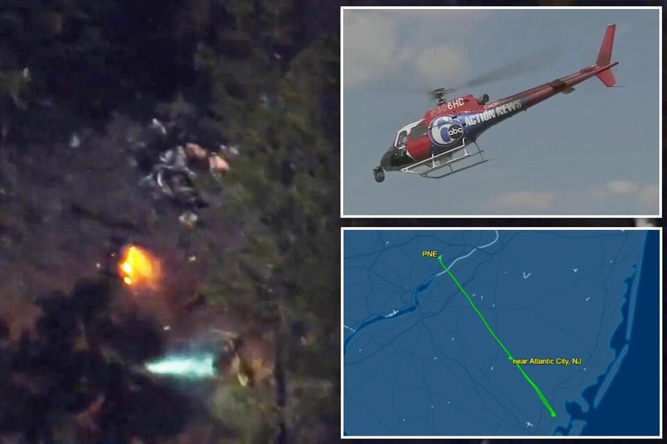 Action News’ Chopper 6 crashes in NJ; pilot and photographer killed ...
