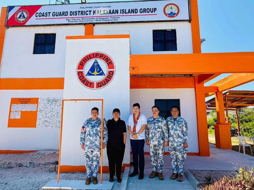 Philippines opens key coast guard base in the disputed South China Sea ...