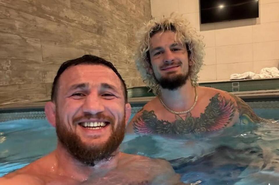Sean O’Malley and Merab Dvalishvili declare hot tub truce at UFC PI ...