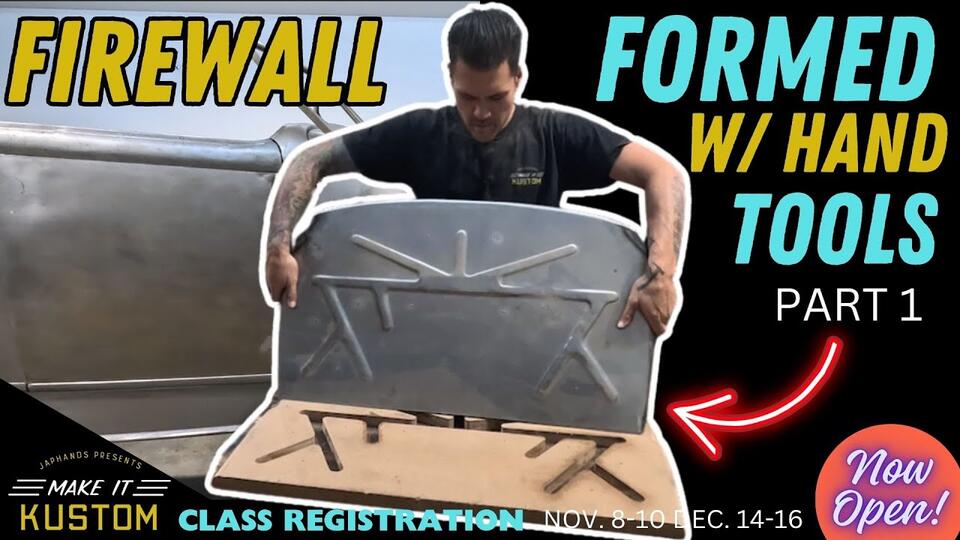 MAKING A Wood HAMMER Formed Firewall: Part 1 – BEADROLLING Can’t Do ...